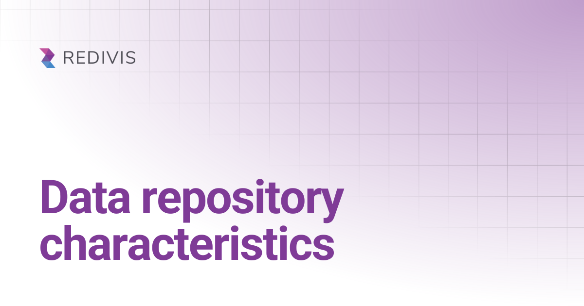 Data repository characteristics | Redivis Documentation